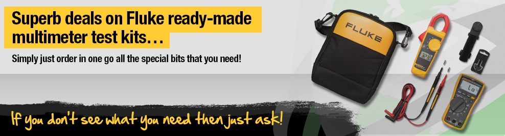 New! Fluke Top 50 Multimeter Test Kits From The Test Tools Shop ...