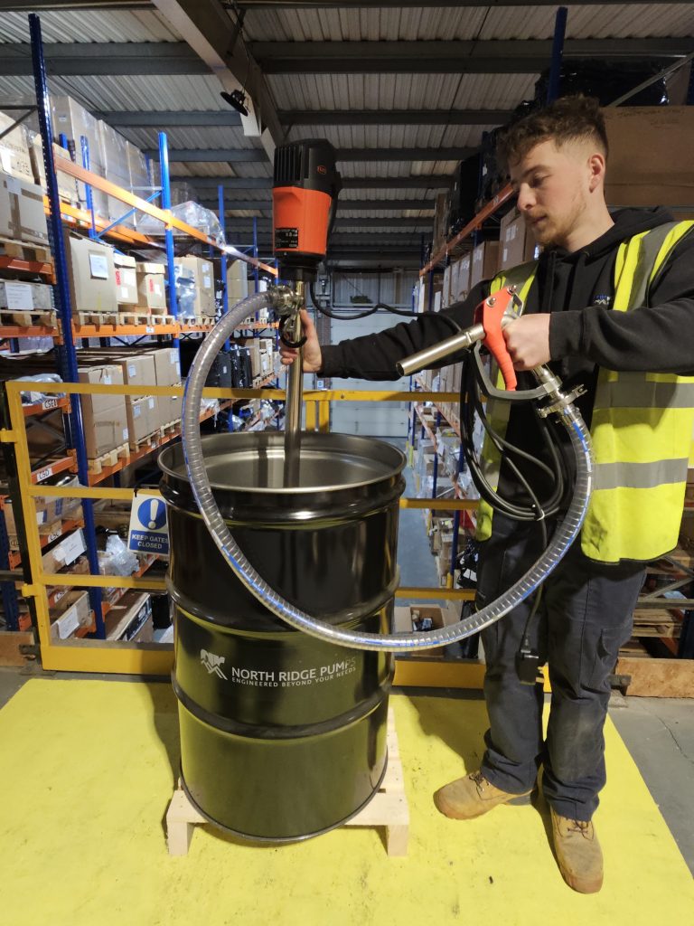 A New Sanitary Barrel Pump Kit For Decanting Bulk Quantities Of Vinegar ...