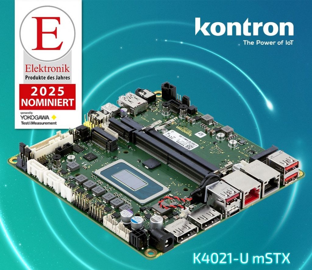 For compute-intensive, AI-supported applications: Kontron's K4021
